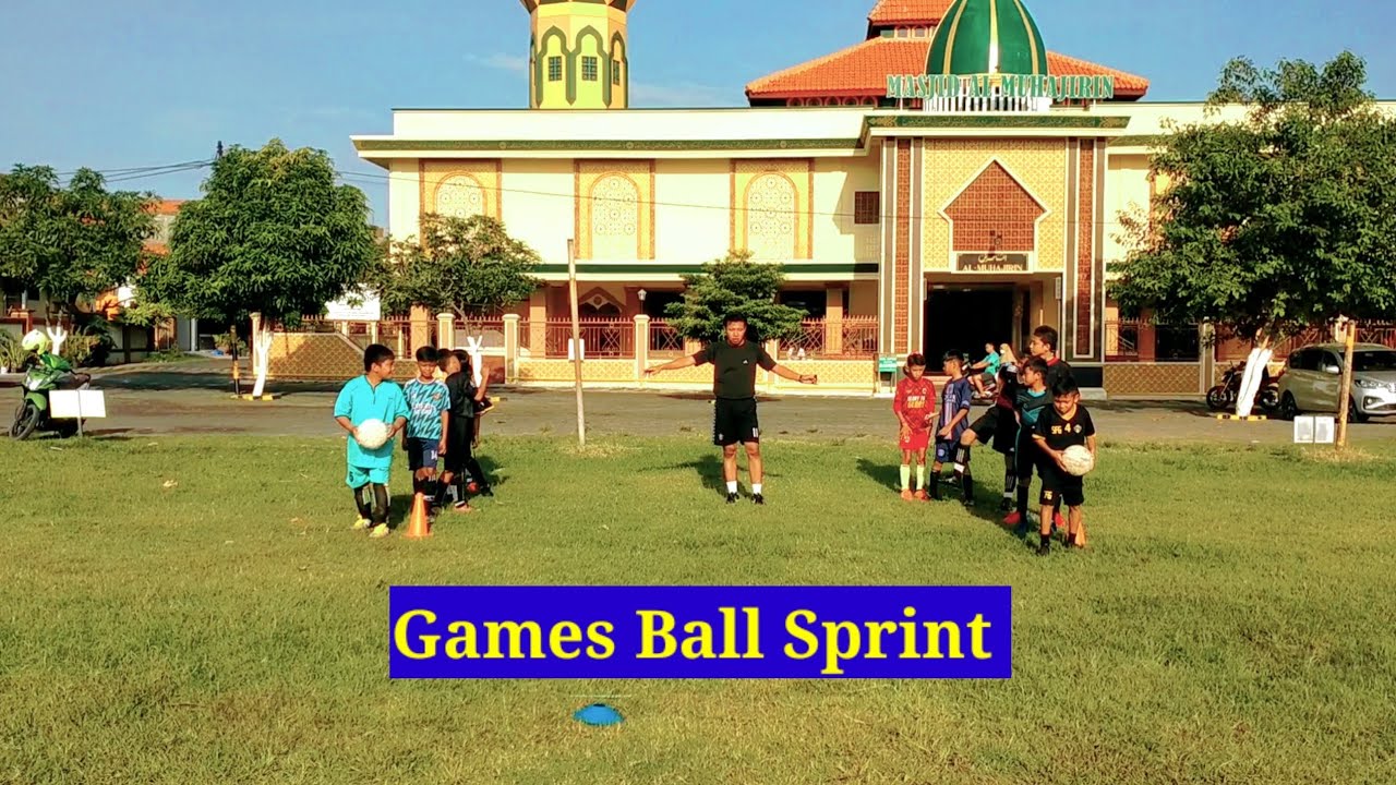 Permainan Ball Sprint Sangat Menyenangkan melatih fisik kebugaran anak ...