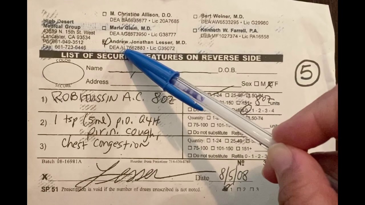 Reading a Valid Prescription Assignment Video - YouTube