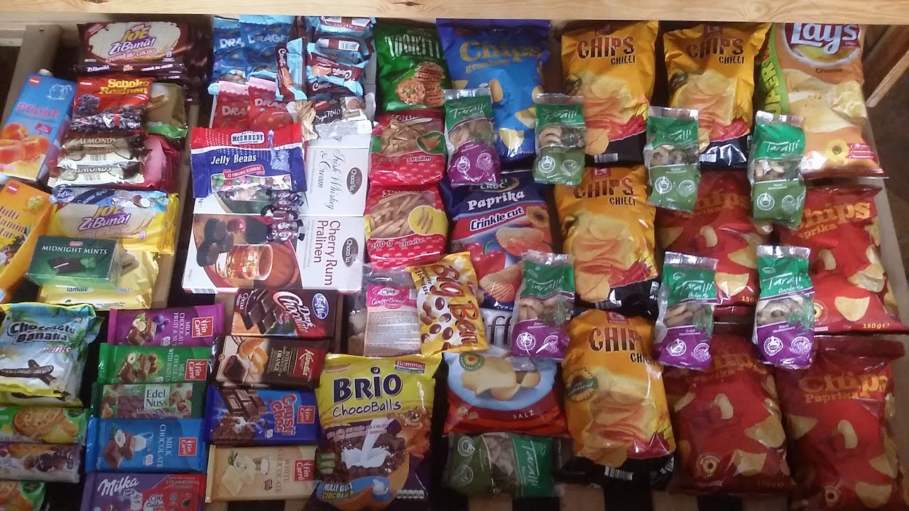 The Biggest Snacks and Chocolate Stash - YouTube