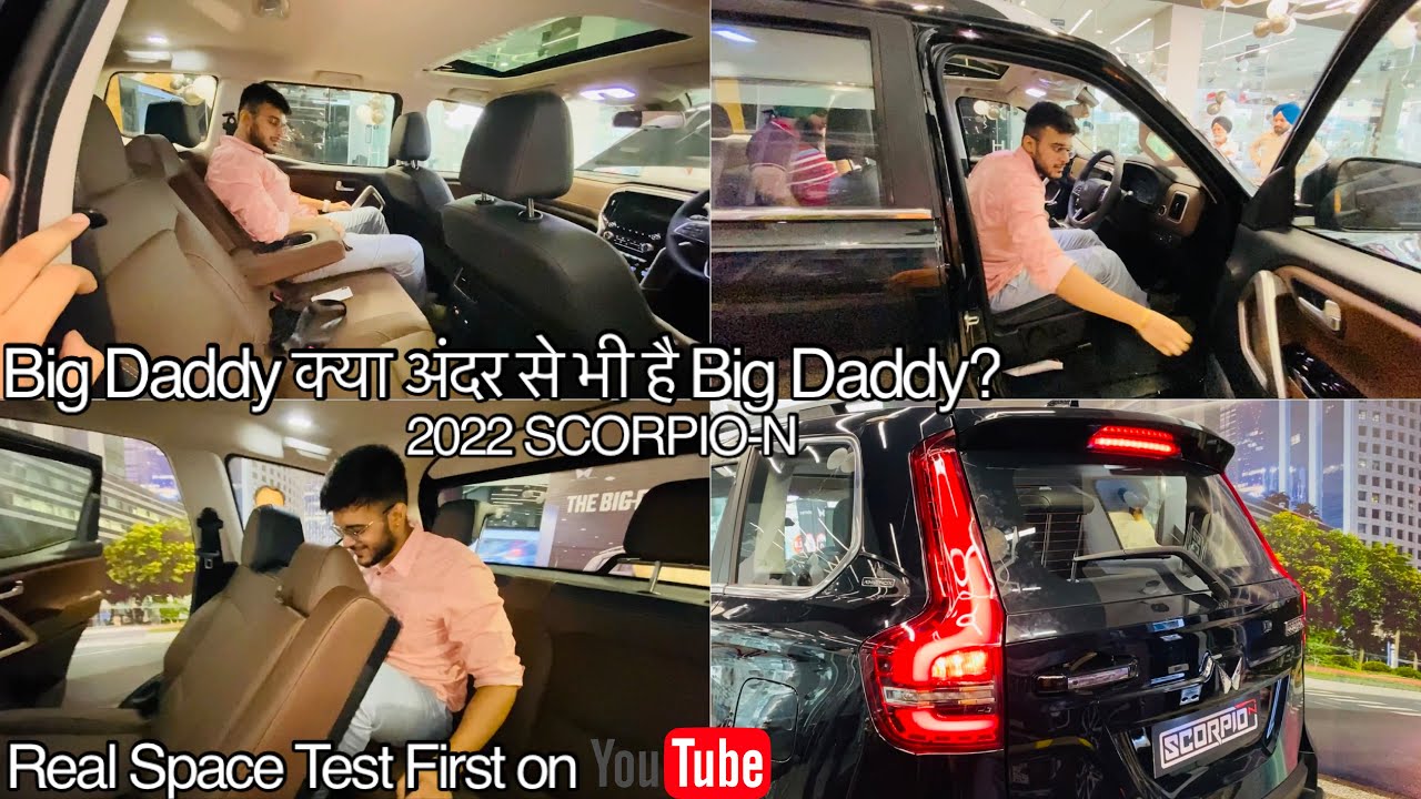 New Scorpio 2023 Space & Comfort in 3rd Row, 2nd Row and Front Cabin ...