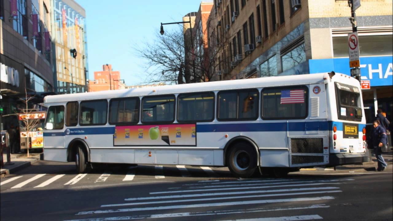 MTA New York City Transit Orion V 6054 on the Q28 Sound Clip - YouTube