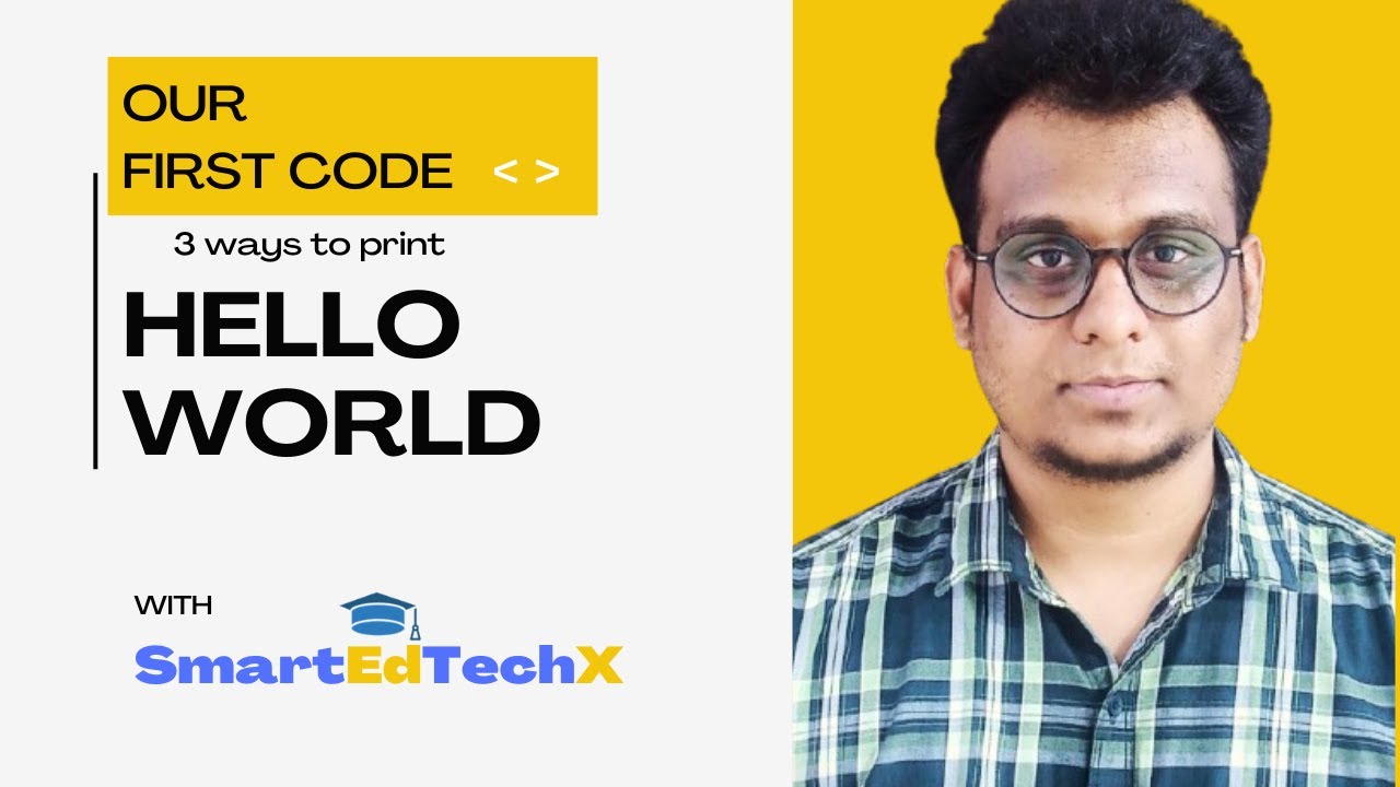Our First Code Hello World Coding Helloworld Javacode Java Youtube 6314