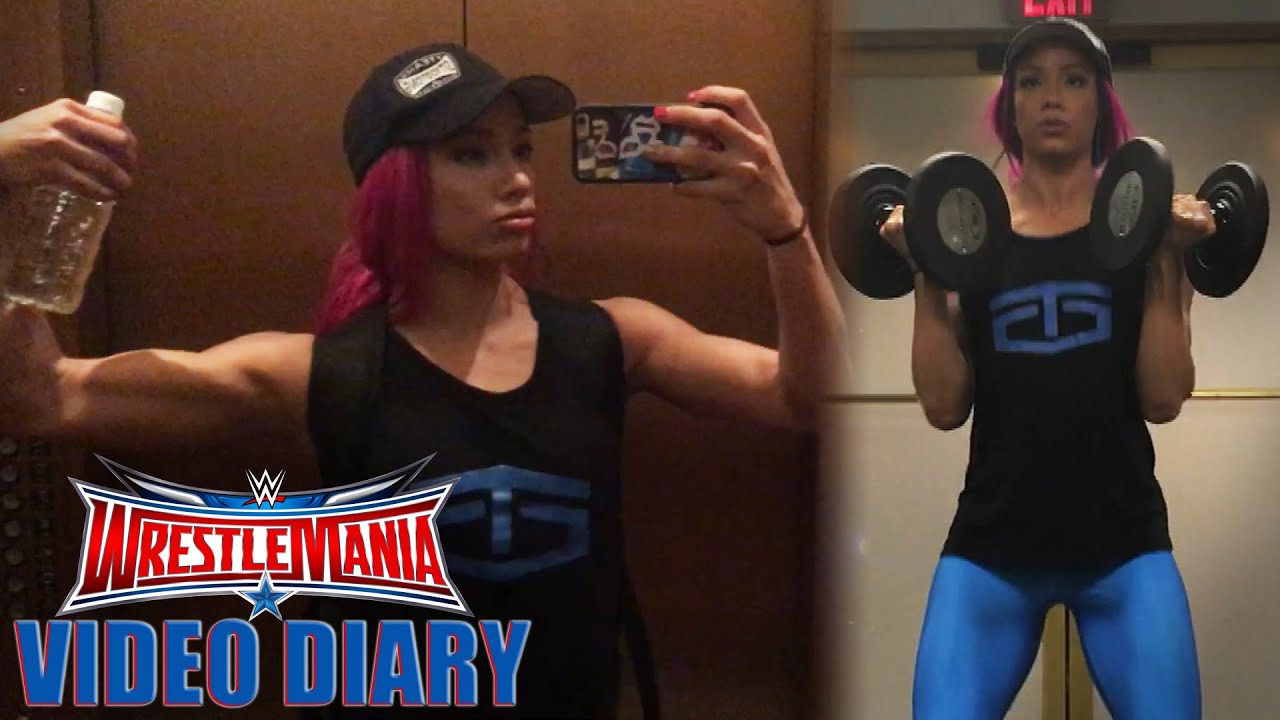 The Boss gets her work out on: WrestleMania Diary, March 30, 2016 - YouTube