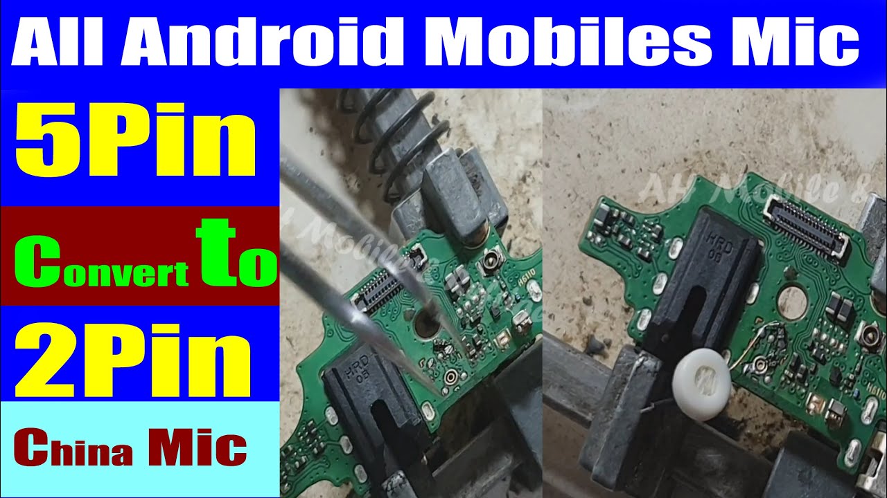 All Mobiles 5pin Mic to 2Pin China Mic Replacement 100% Tested Solution ...