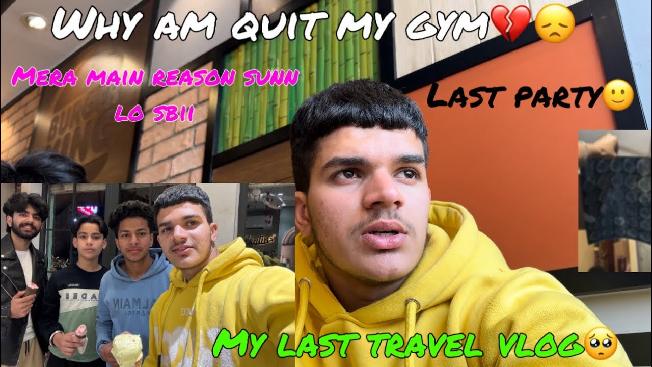Why Am Quit My Gym😭 Sad News For My Subscribers And Followers😔 Last
