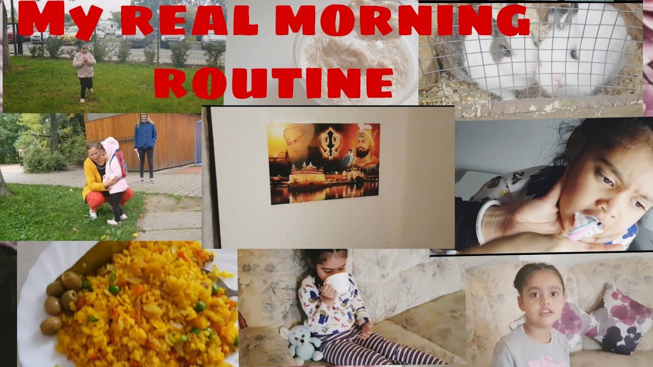 My real morning routine with 4 years kid@Lovely style vlogs - YouTube