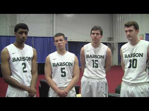 Babson Men's Basketball Rookies at NCAA Final Four - YouTube