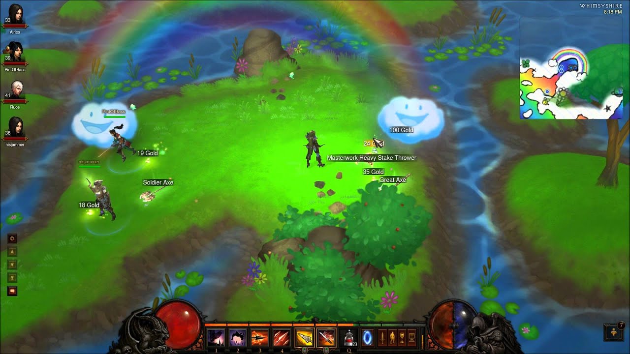 Diablo 3 III Whimsyshire 2/2 1080p HD - Secret Cow Pony Level High ...