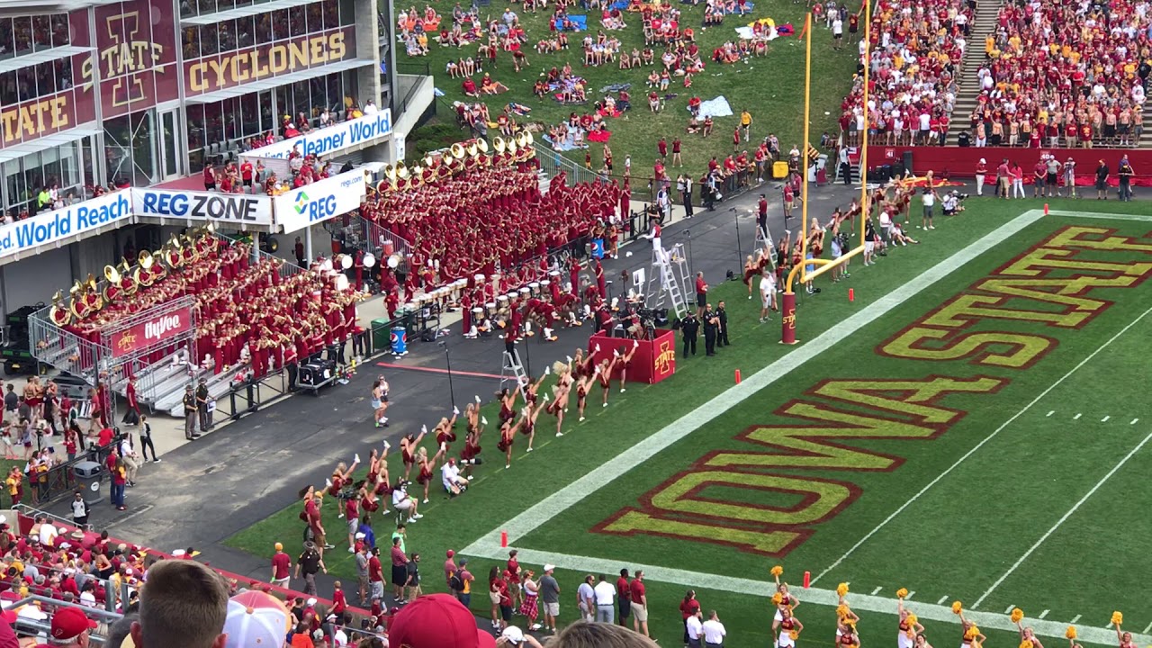 9/15/18 Iowa State Marching Band - YouTube
