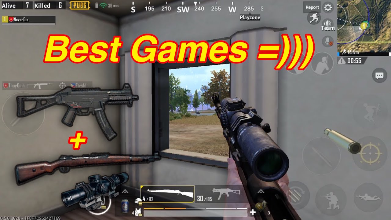 PUBG Mobile | SOLO Squad || UMP9 + Kar98 8X - Trận Đấu Max Hài ...