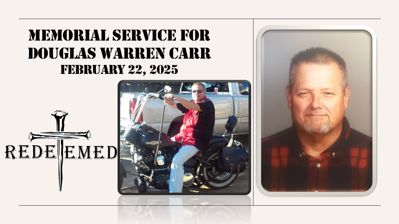 Memorial Service for Douglas Warren Carr - YouTube