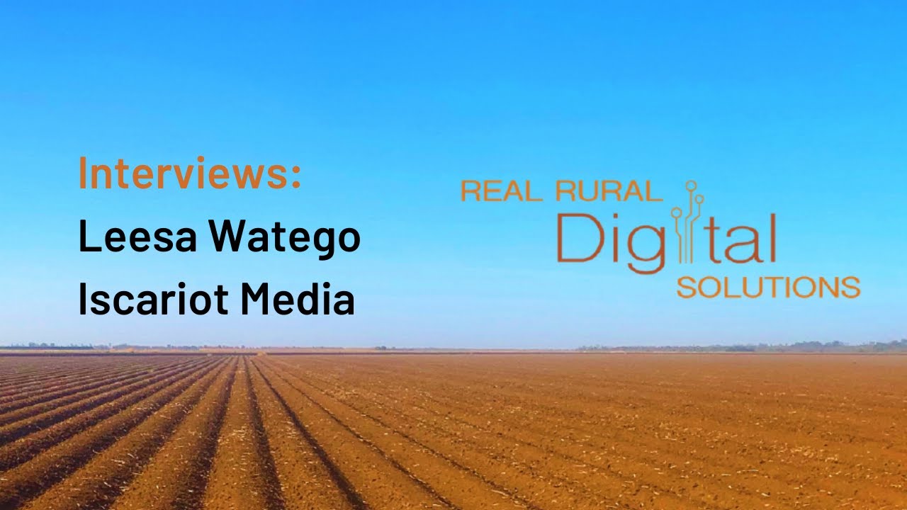 Real Rural Digital Solutions Interviews: Leesa Watego, Iscariot Media ...