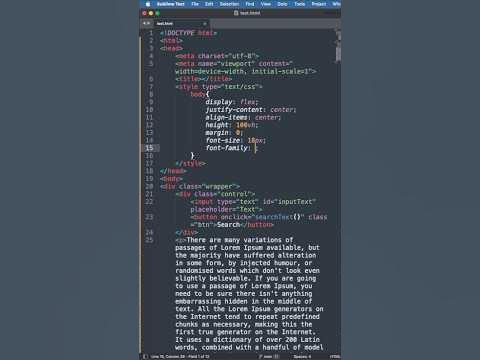 🔎How To Search All Matching Text | HTML CSS JavaScript - YouTube