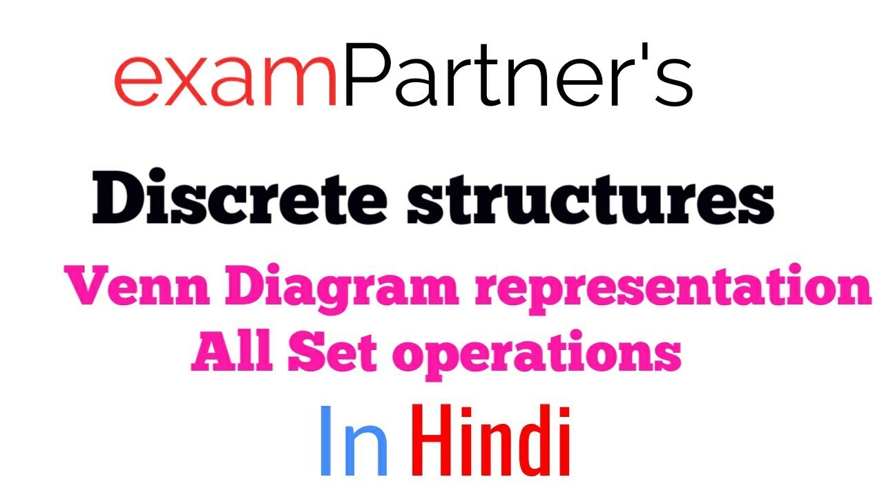 Venn Diagram Representation | All Set operations | Theory of Set | Sets ...