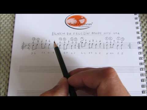 DERS 11/1. Bilmem Şu Feleğin Bende Nesi Var Solfej (Bona) Çalışması