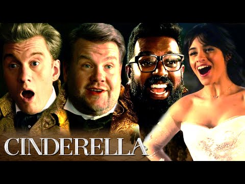 James Corden, James Acaster & Romesh Ranganathan Turn Into Camila Cabello’s Footmen | Cinderella