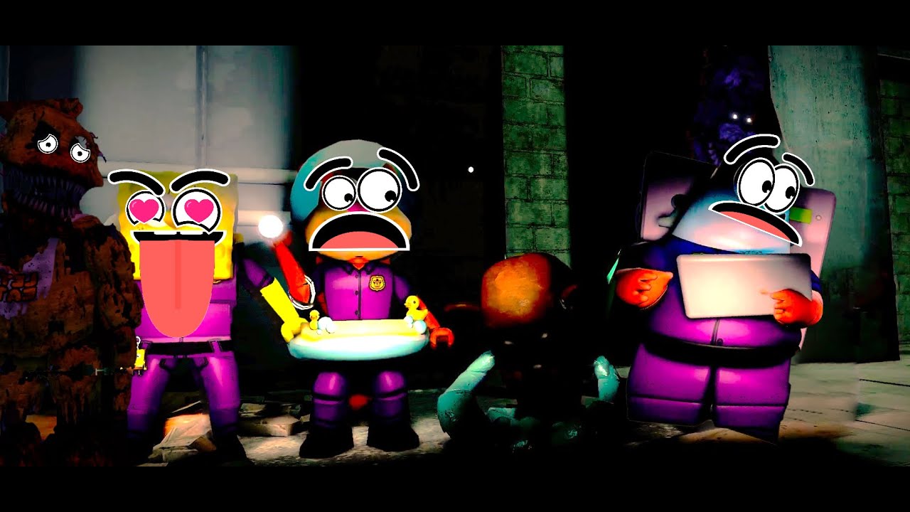 The Krusty Krew Takes On Five Nights At Freddy's 4! #spongebobmemes # ...