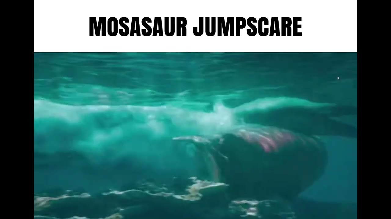 MOSASAUR JUMPSCARE | Prehistoric Planet Meme - YouTube