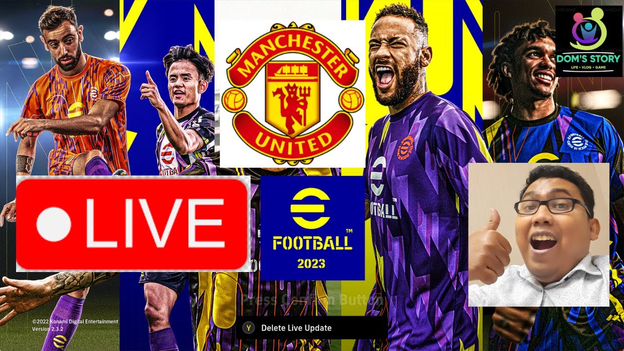 Live Stream eFootball 2023 | Live Stream Manchester United | Waiting ...
