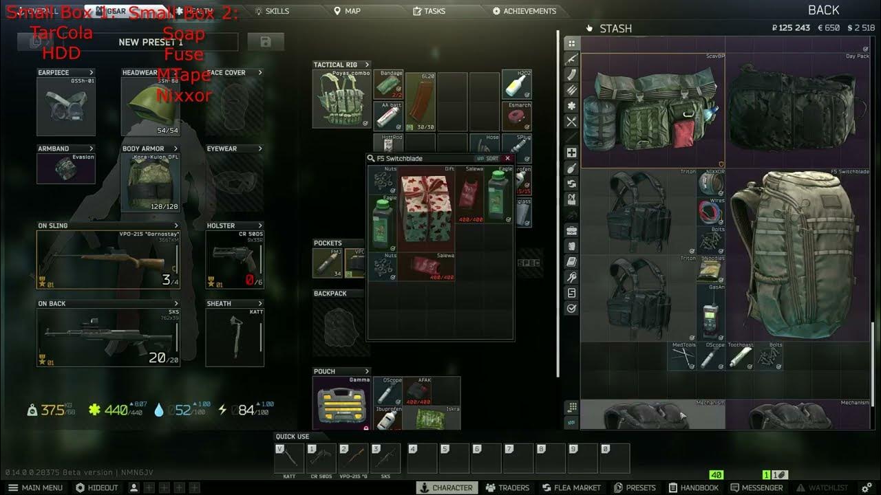 Escape From Tarkov - Airdrop Christmas Gift Boxes - 2 Small 2 Large Box ...