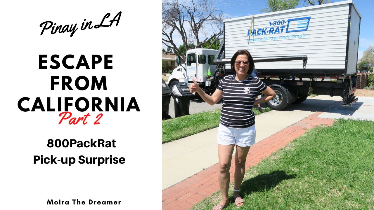 Escape from CALIFORNIA Part 2 | 1800PackRat Pickup Surprise | Pinay in ...
