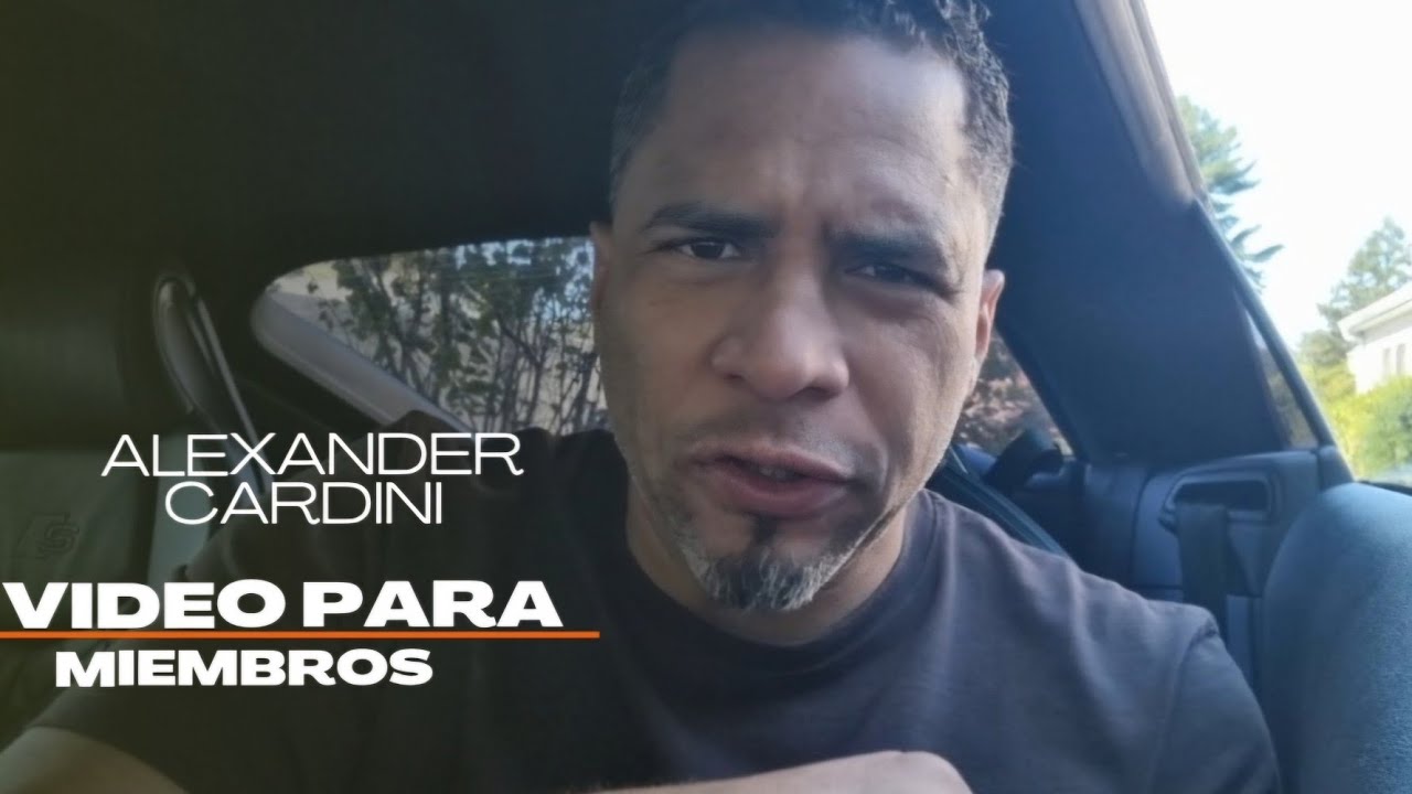 Video Para Miembros HOY 26 de Agosto | Alexander Cardini - YouTube