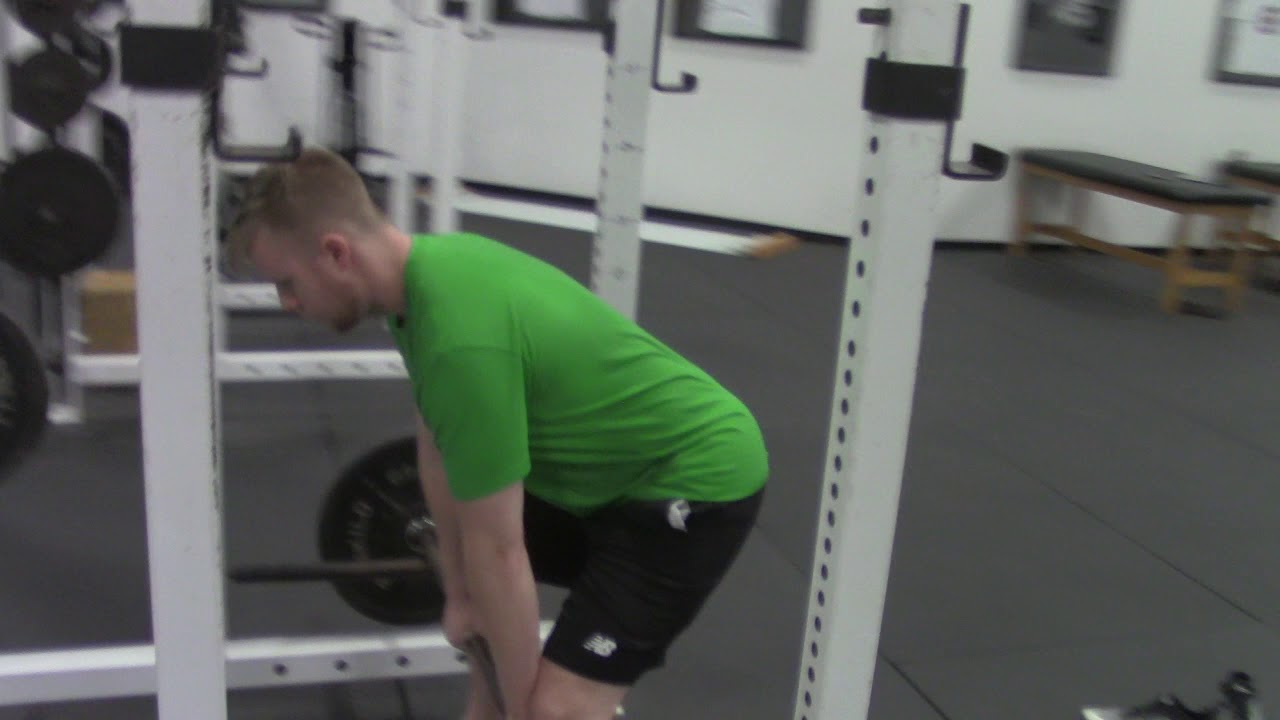 Barbell Sumo Rack Pull - YouTube