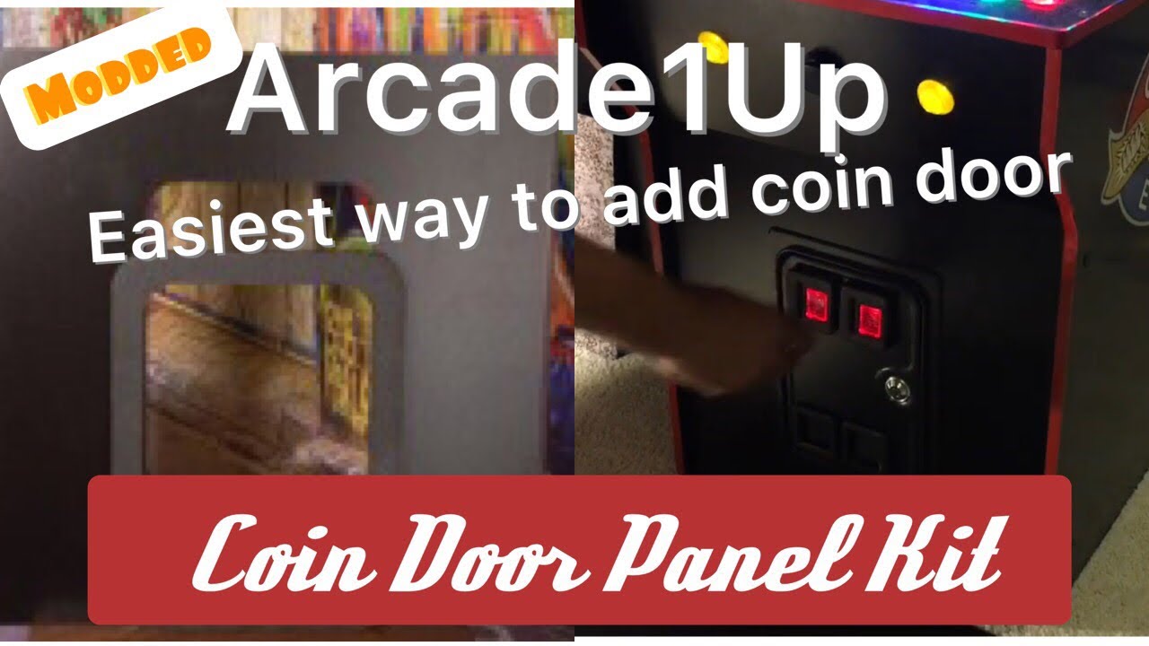 Tulsa Arcade’s Arcade1up Coin Door Panel Kit & X-Arcade Double Coin ...