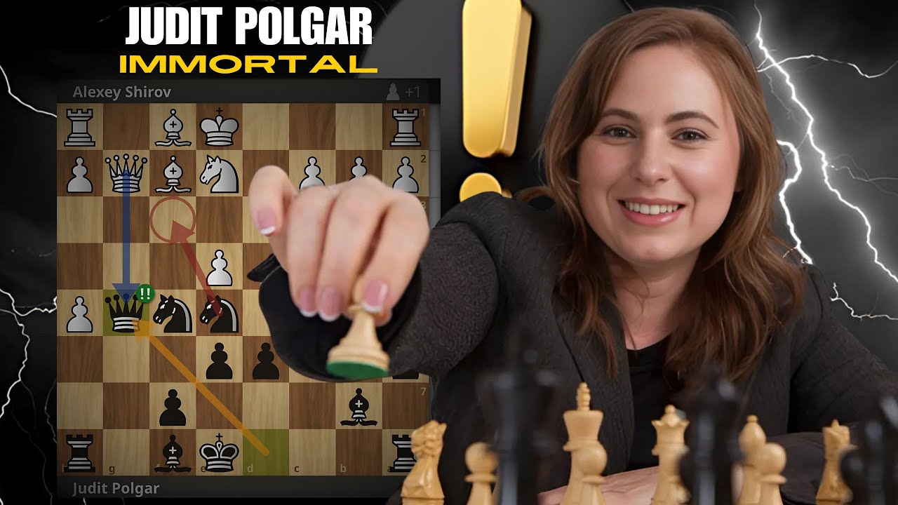 Judit Polgar's IMMORTAL Taimanov Sicilian!!! - Alexei Shirov vs Judit ...