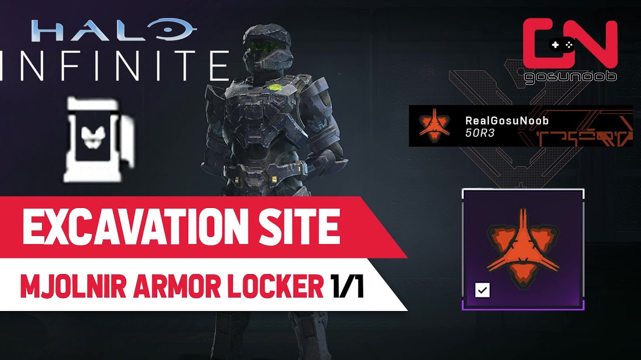 Excavation Site MJOLNIR ARMOR LOCKER Location in Halo Infinite for ...