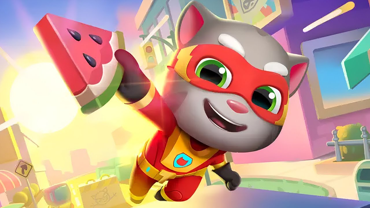 Talking Tom Hero Dash Melon Chase Event Gameplay Android ios - YouTube