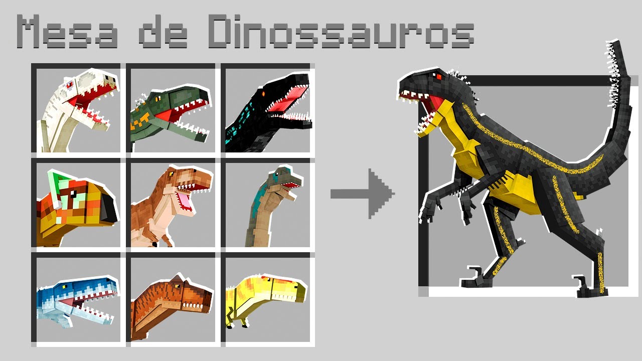 CRIANDO SCORPIUS REX HIBRIDO DO ACAMPAMENTO JURASSIC WORLD NO MINECRAFT ...