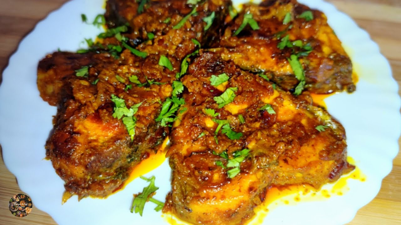 Katla Fish Ghee Roast 😋 || Easy Fish Recipe || How to make Katla fish ...