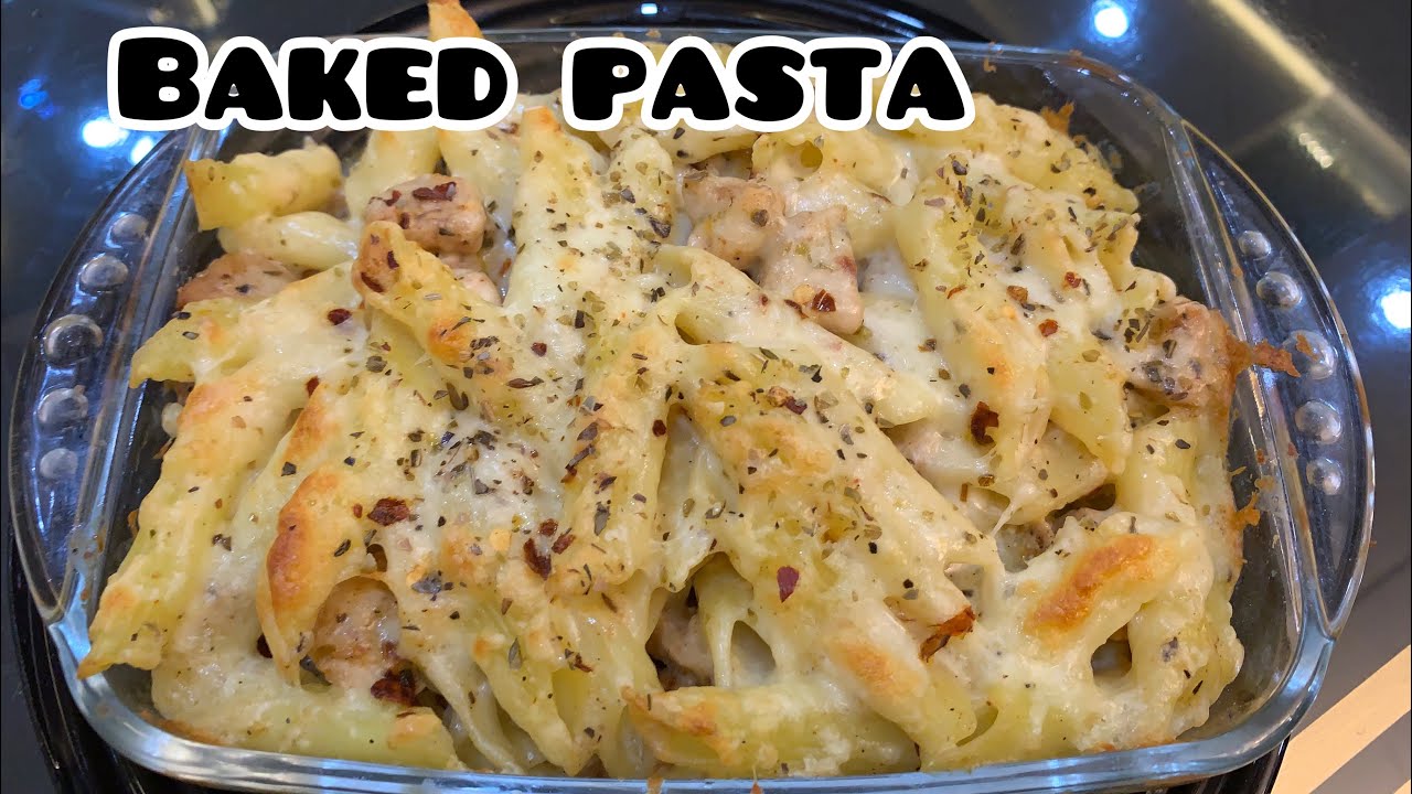 Baked cheese pasta recipe|Restaurant style pasta at home by|Asian ...