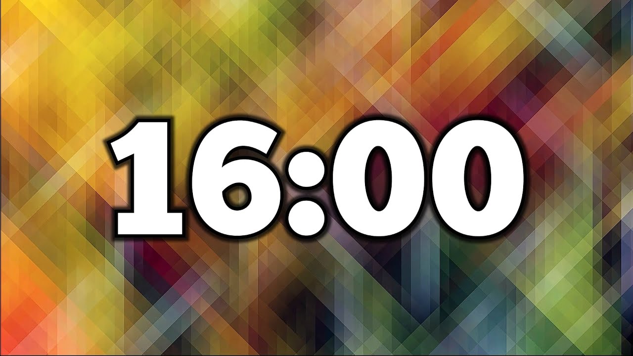 16 Minute Timer - YouTube