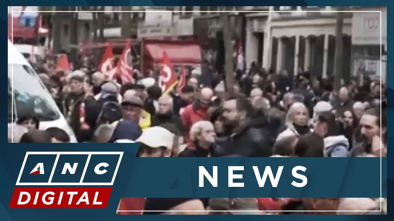 Mass protests held in France amid soaring prices, inflation | ANC - YouTube