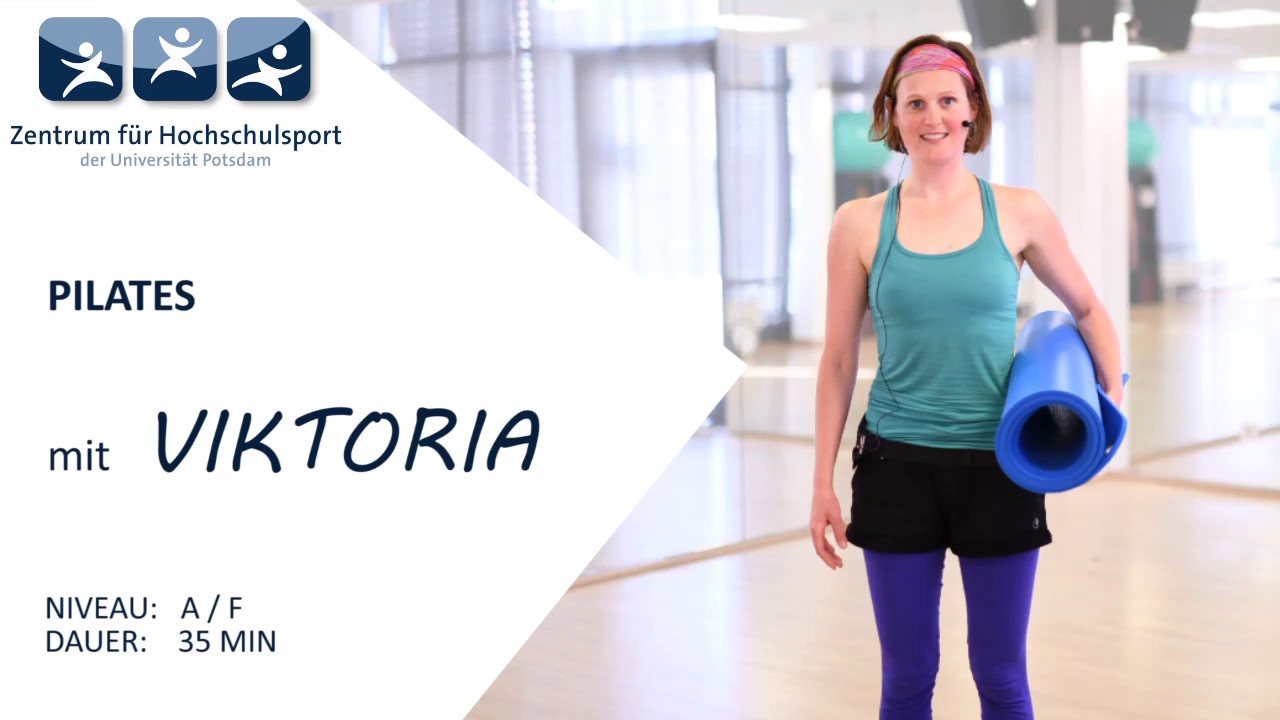 Home Workout /// Pilates mit Victoria - YouTube