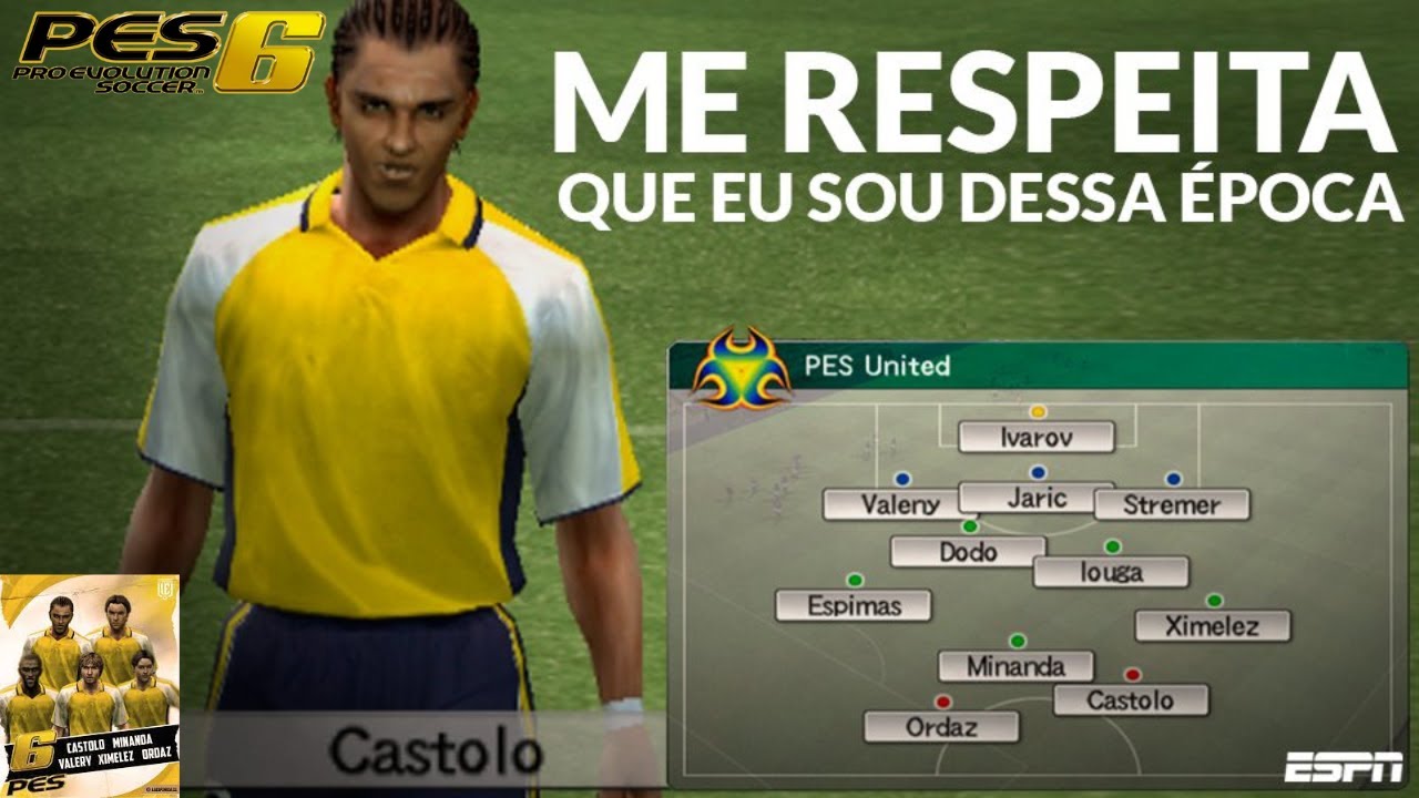 🎮 Time Original da Konami – WE United e PES United - Me respeita que eu ...