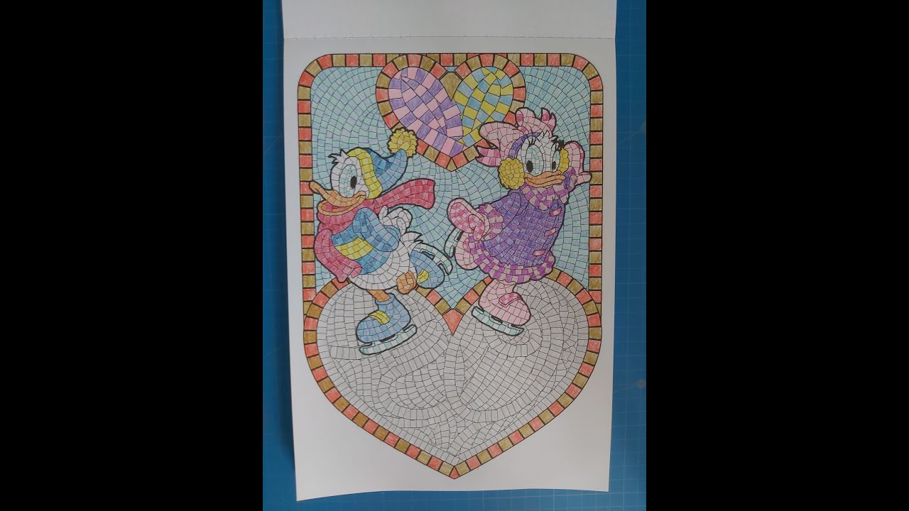 Disney Mosaic Donald And Daisy - YouTube