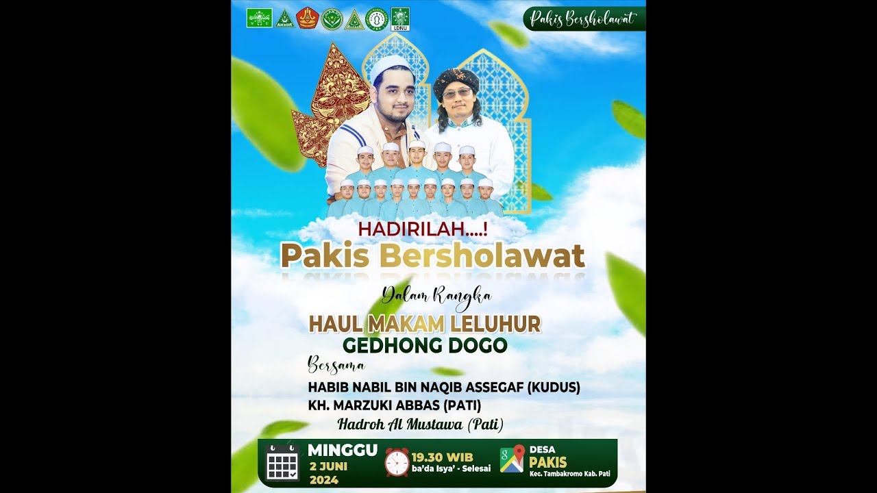 PAKIS BERSHOLAWAT//Bersama Habib Nabil Assegaf Kudus dan K.H. Marzuki ...