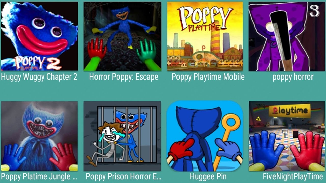 Huggy Wuggy Chapter 2,Horror Poppy,Poppy Playtime Mobie,Poppy Horrror 3 ...