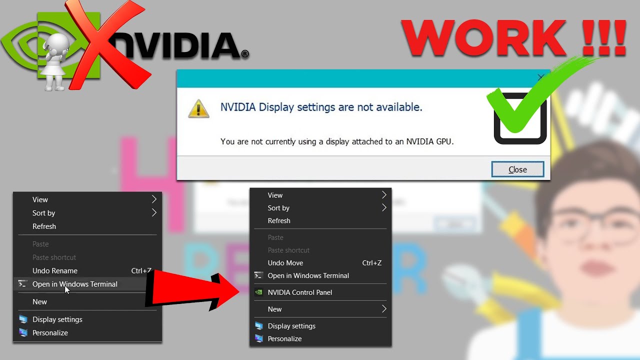 Cara Mengatasi Nvidia Display setting are not available | BERHASILL ...
