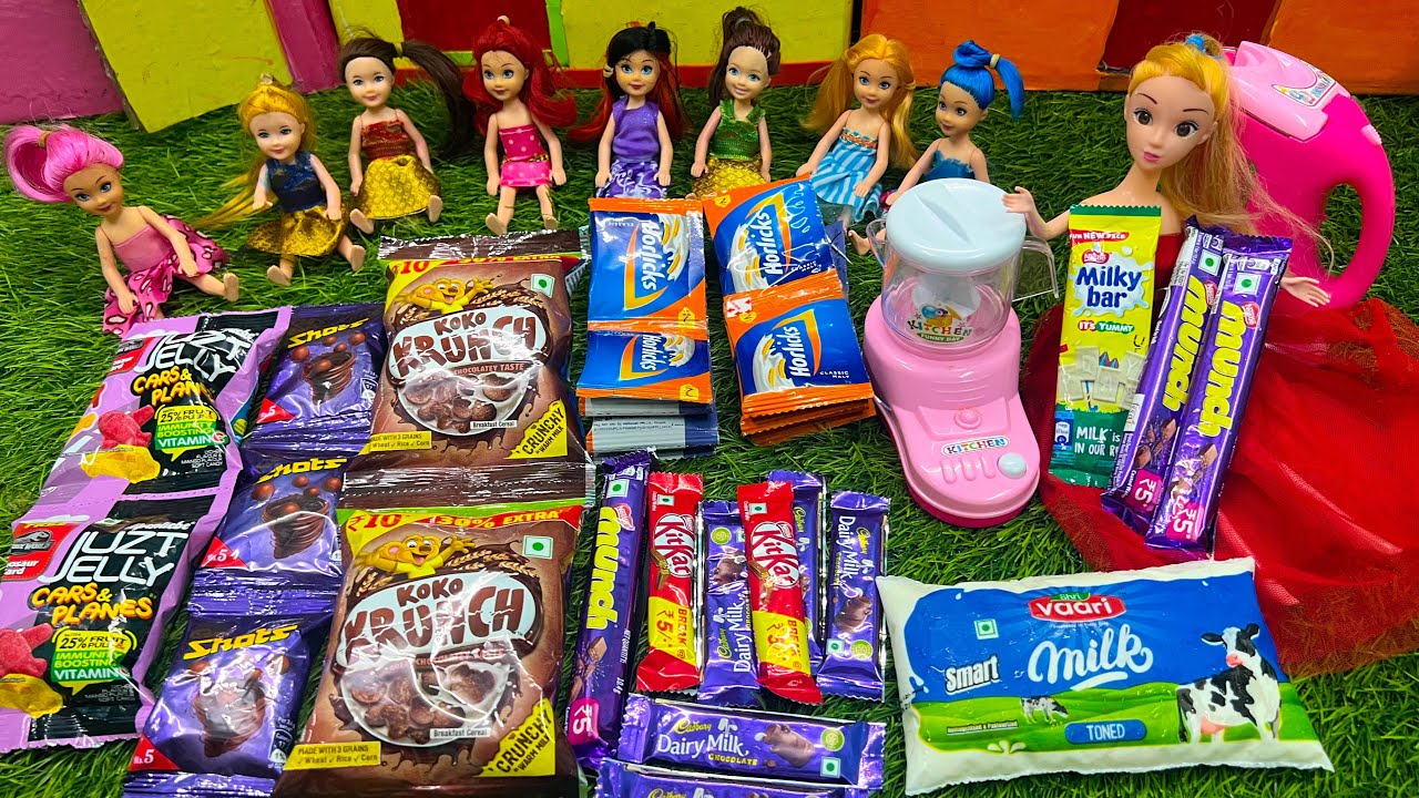 Chocolate Milk Shake போடலாமா 😁 | barbies making milk shake | classic ...