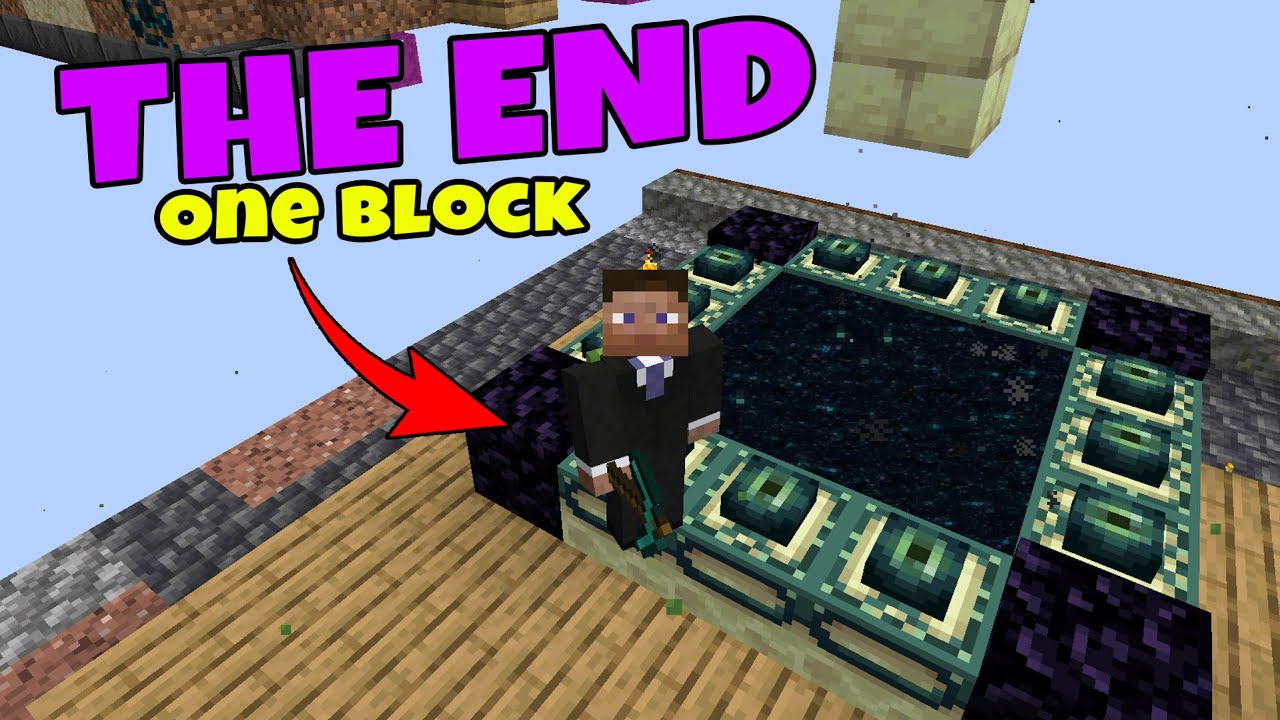 THE END OCH SISTA AVSNITTET I MINECRAFT ONE BLOCK - YouTube