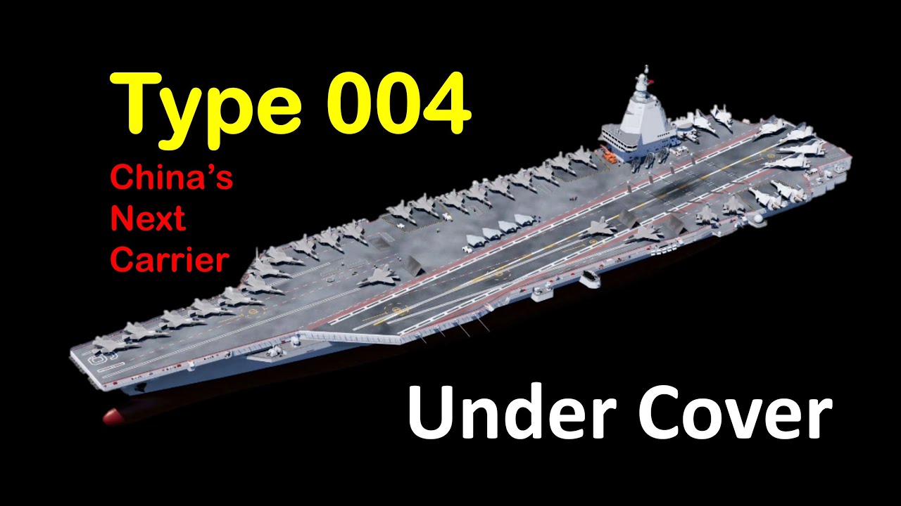 China's Type 004 Carrier - Under Cover - YouTube