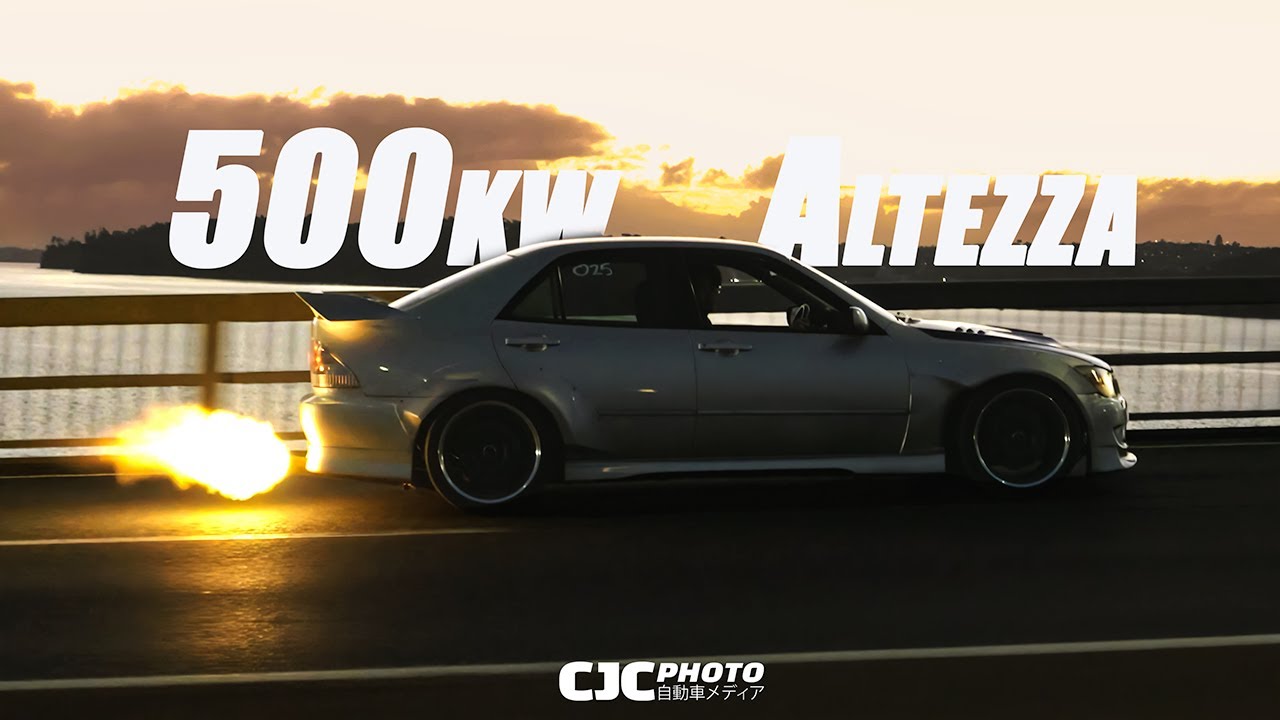 FLAME SPITTING 500KW 2JZ ALTEZZA |4K| - YouTube