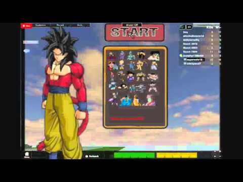 roblox goku goes ssj 4 - YouTube
