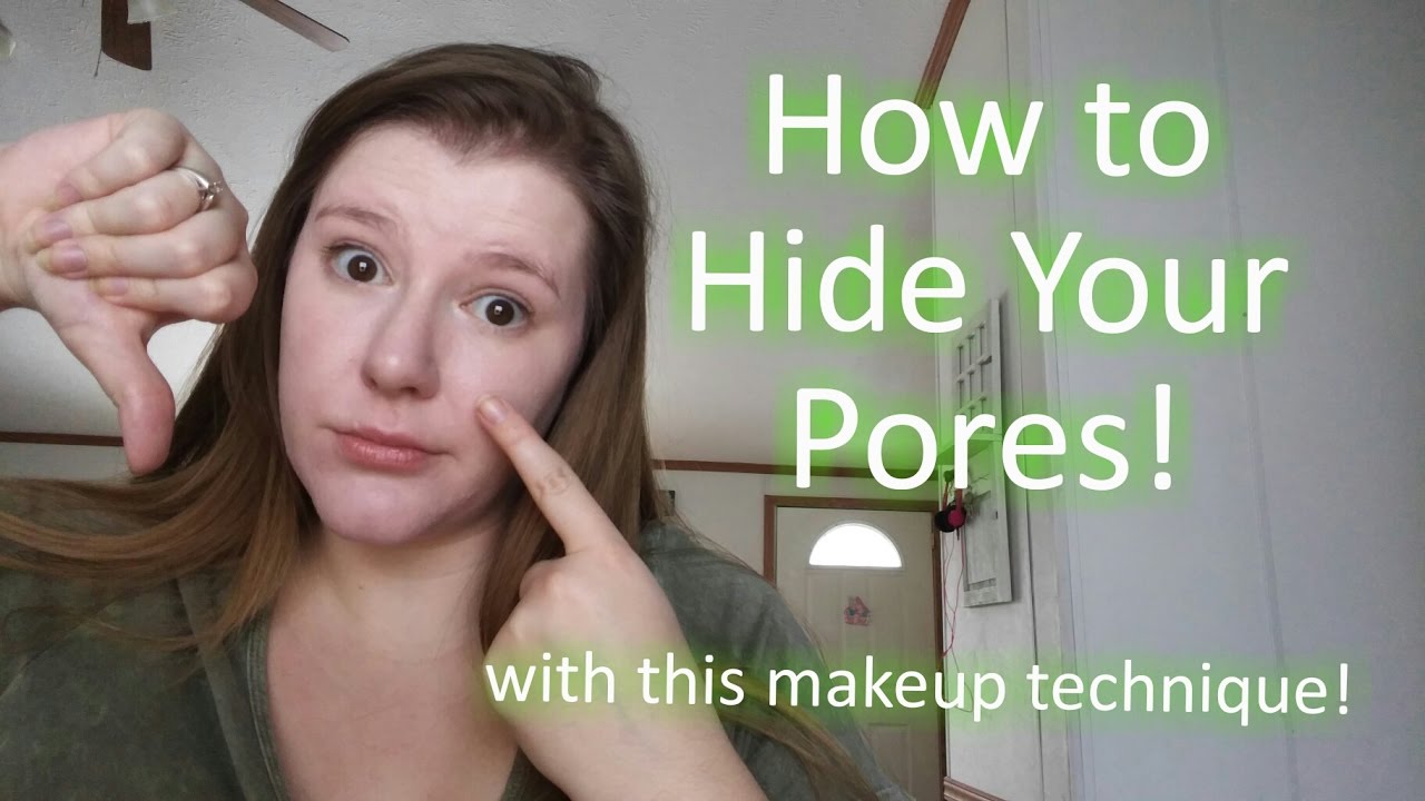 How to Hide Your Pores! With this makeup technique - YouTube