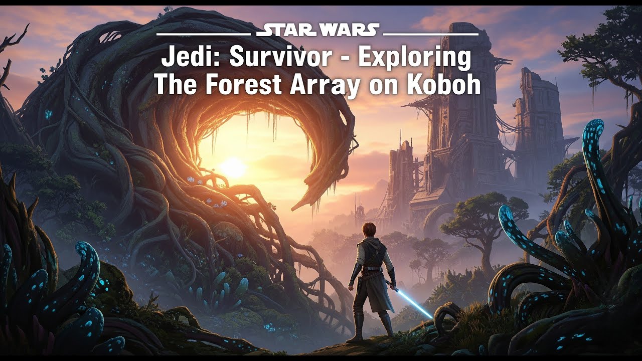 STAR WARS Jedi Survivor - Exploring The Forest Array on Koboh ...