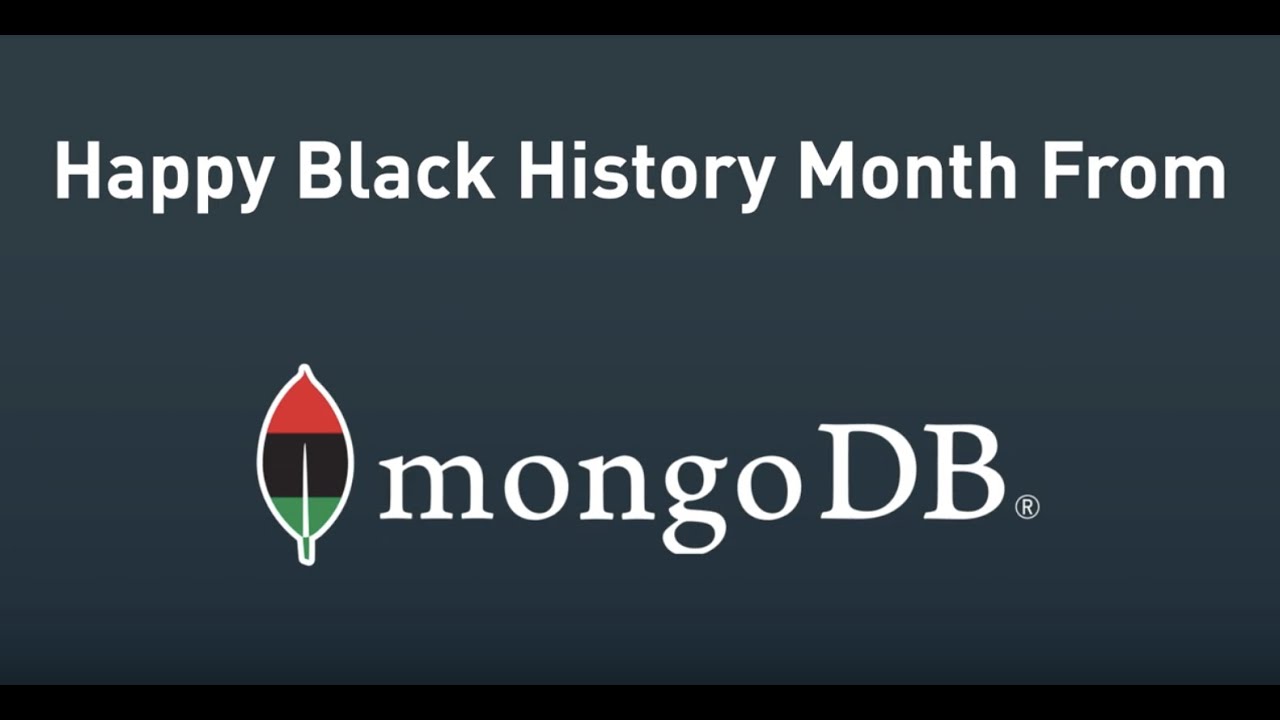 Happy Black History Month from MongoDB! - YouTube